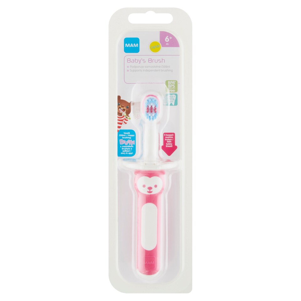 MAM Babyʼs Brush Toothbrush 6+ m - Tesco Groceries