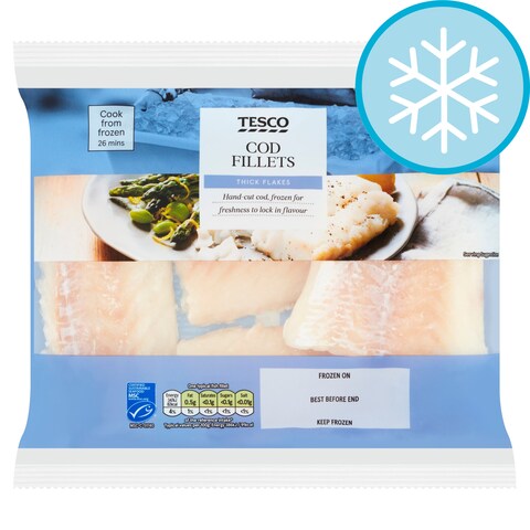 Tesco Cod Fillets 360G - Tesco Groceries
