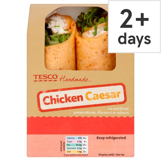 Tesco Chicken Caesar Wrap (C) - Tesco Groceries