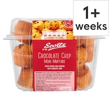 Scotts Chocolate Chip Mini Muffins 375G - Tesco Groceries