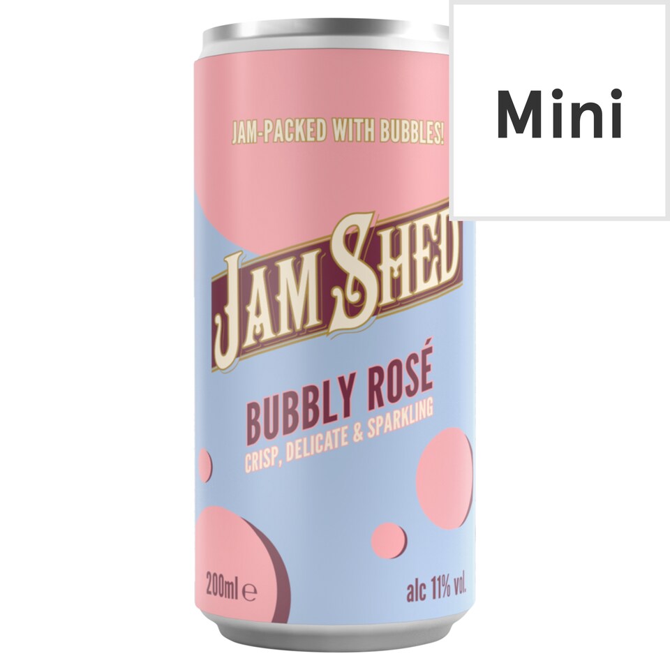Jam Shed Bubbly Rosé Wine 200ml - Tesco Groceries