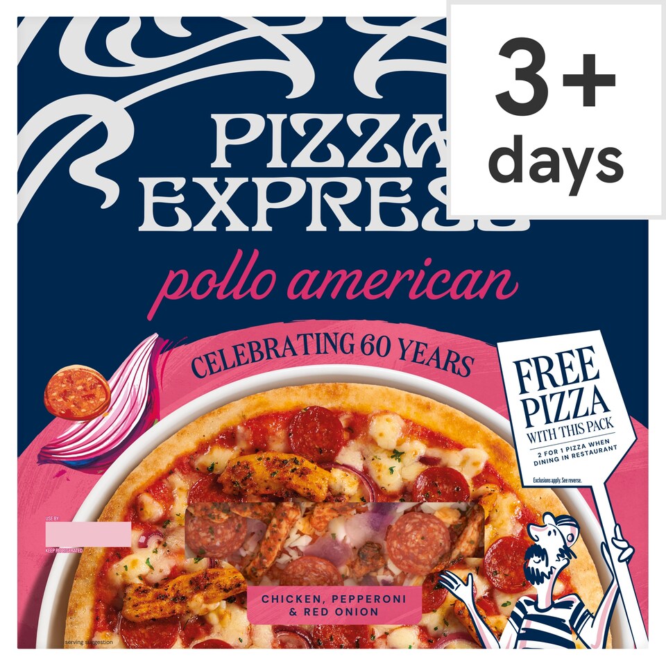 Pizza Express Classic Pollo American 417g - Tesco Groceries