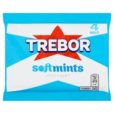 Trebor Softmints Spearmint Mints 4 Pack 179G - Tesco Groceries
