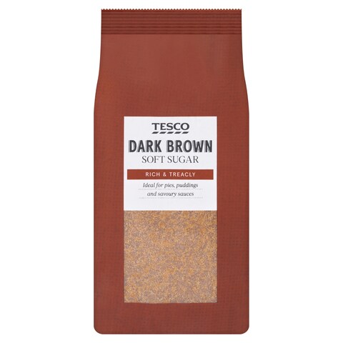 Tesco Dark Brown Soft Sugar 500g - Tesco Groceries