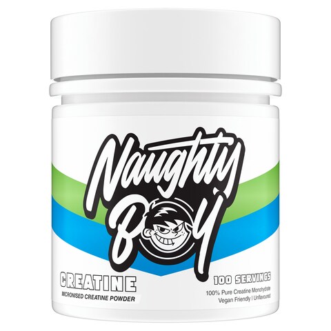 NAUGHTY BOY MICRONISED CREATINE POWDER 300g - Tesco Groceries