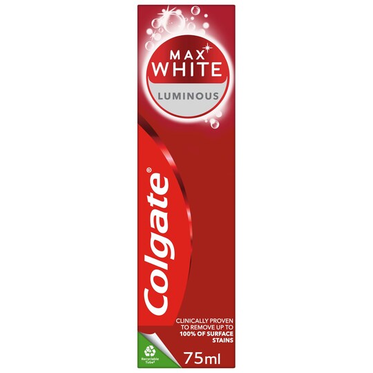 Colgate Max White One Luminous Toothpaste 75Ml - Tesco Groceries