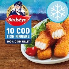 Birds Eye Cod Fish Fingers 10 Pack 280G - Tesco Groceries