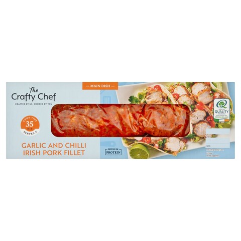 The Crafty Chef Garlic and Chilli Irish Pork Fillet 545g - Tesco Groceries