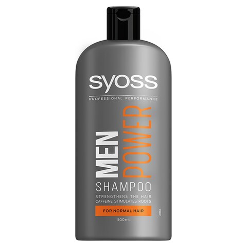 Syoss Men Power&Strength sampon 500 ml - Tesco Groceries