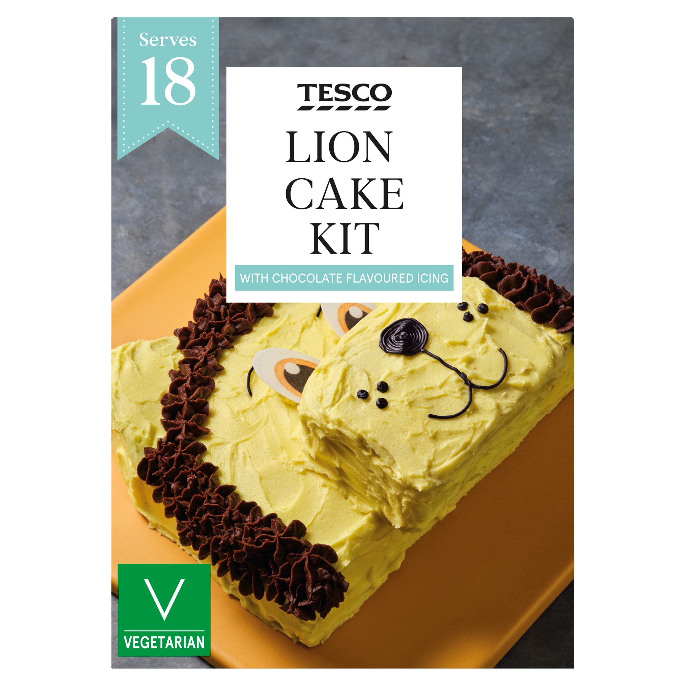 Tesco Lion Cake Kit 810g - Tesco Groceries
