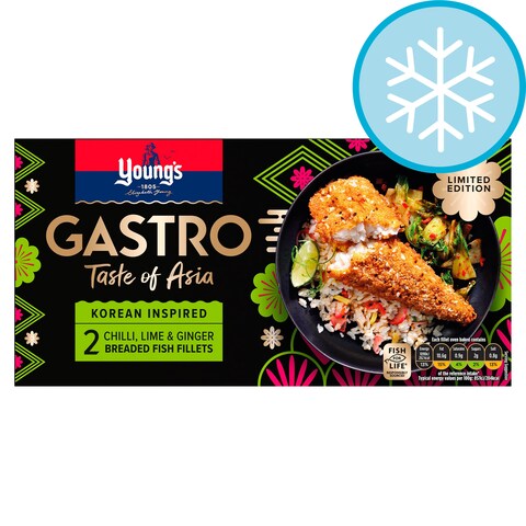 Young's Gastro Taste of Asia 2 Chili Lime & Ginger Fish Fillets 270g ...