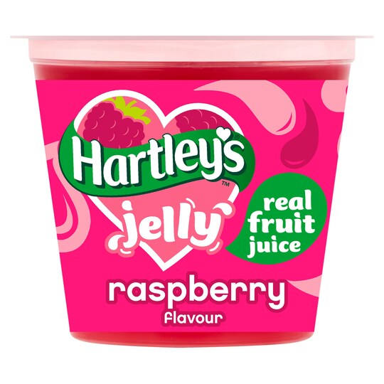 Hartleys Ready To Eat Jelly Raspberry 125G - Tesco Groceries
