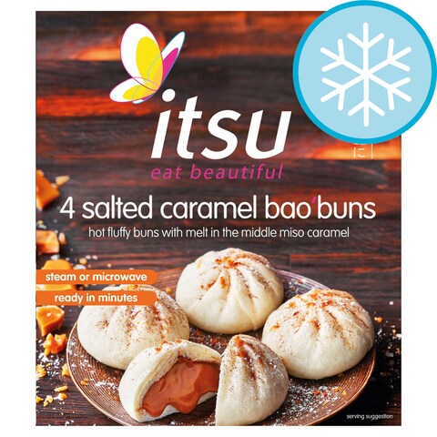 Itsu Salted Caramel Bao Buns 4 X 45G - Tesco Groceries