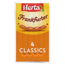 Herta Original Frankfurter Classics 4S 140G - Tesco Groceries