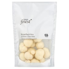Tesco Finest Freeze Dried Strawberries in White Chocolate 100 g - Tesco ...