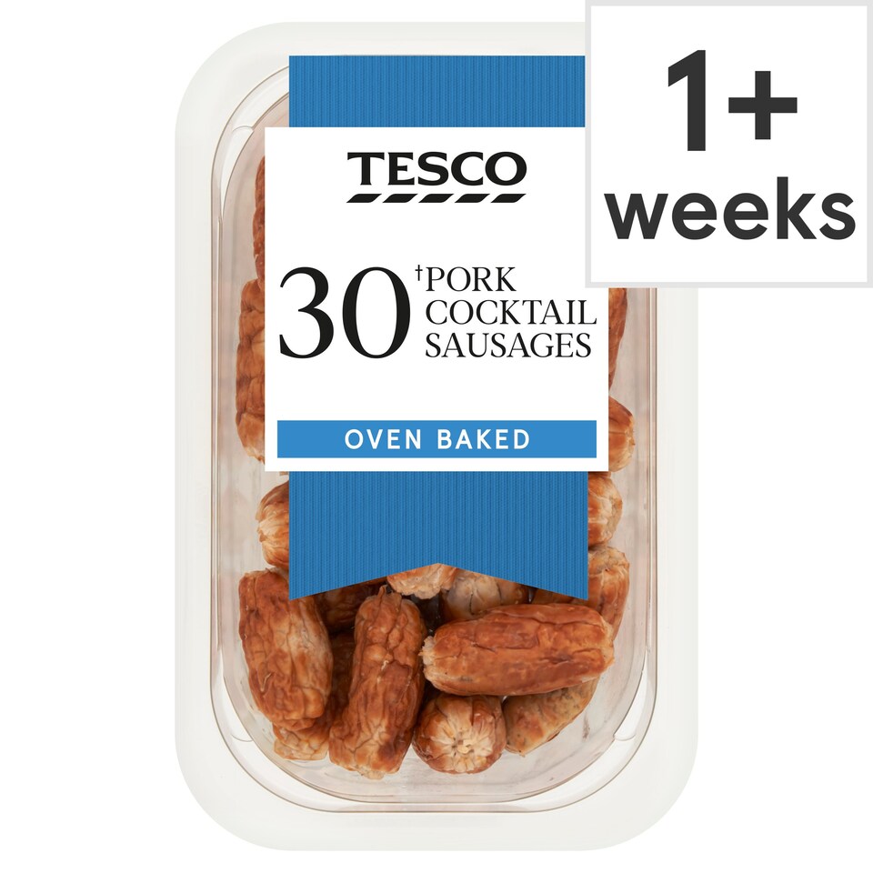 Tesco 30 Pork Cocktail Sausages 240g - Tesco Groceries