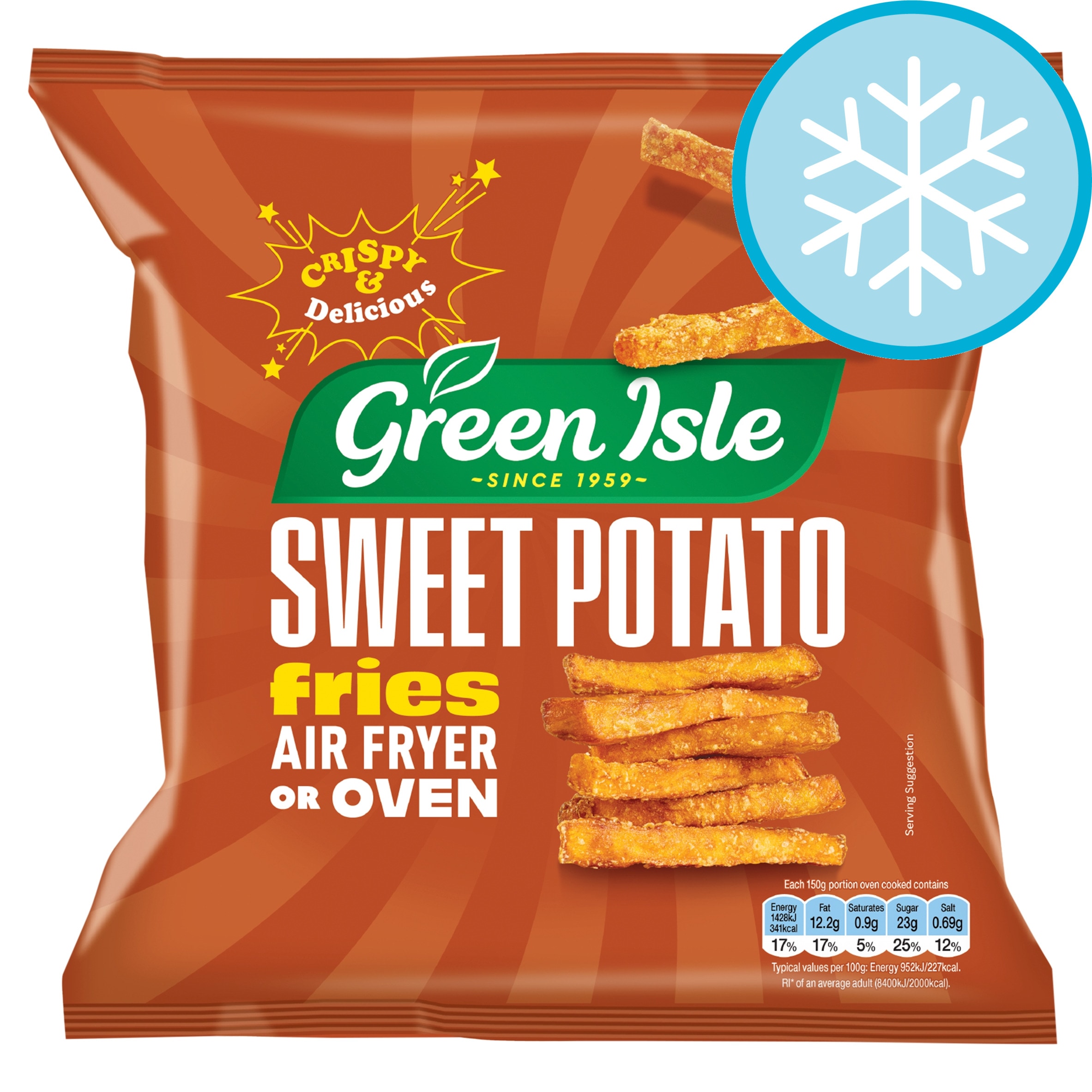 Green Isle Sweet Potato Fries 450G - Tesco Groceries