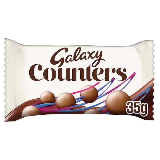 GALAXY COUNTERS STD BAG 35G - Tesco Groceries