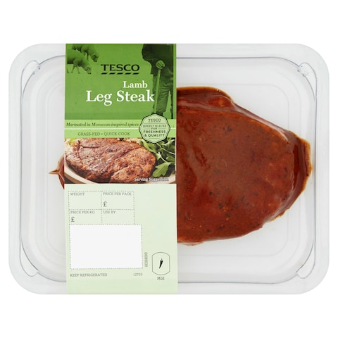 Tesco Lamb Leg Steak With Moroccan Spices 150G - Tesco Groceries