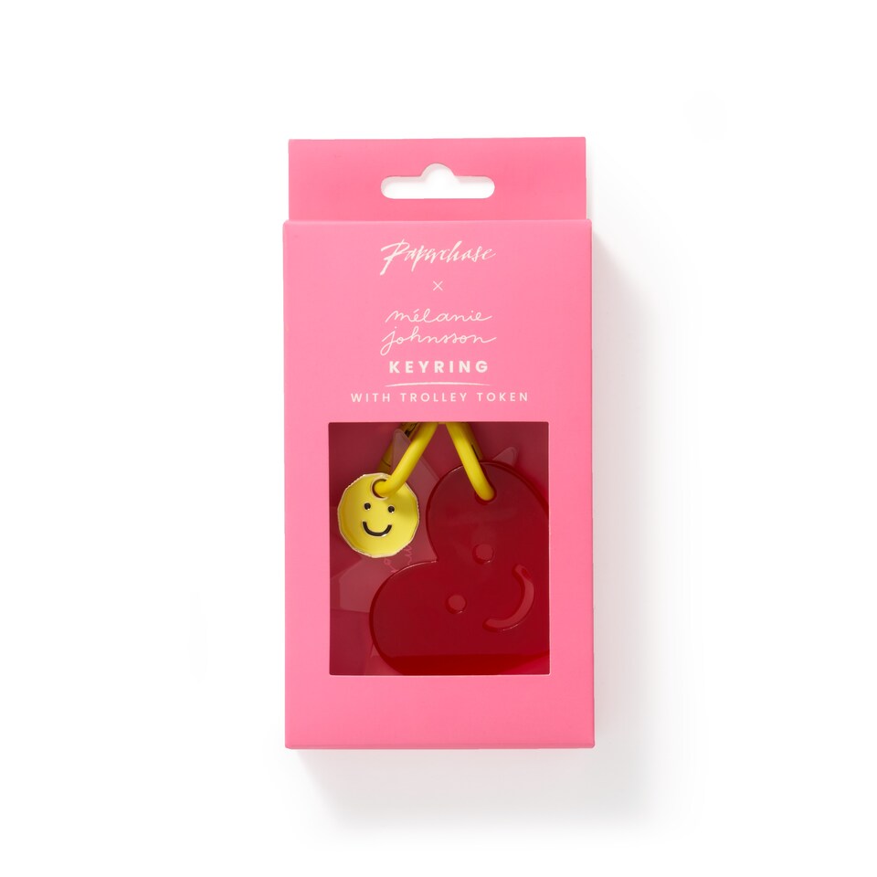 Paperchase x Mélanie Johnsson Valentines Key Ring - Tesco Groceries