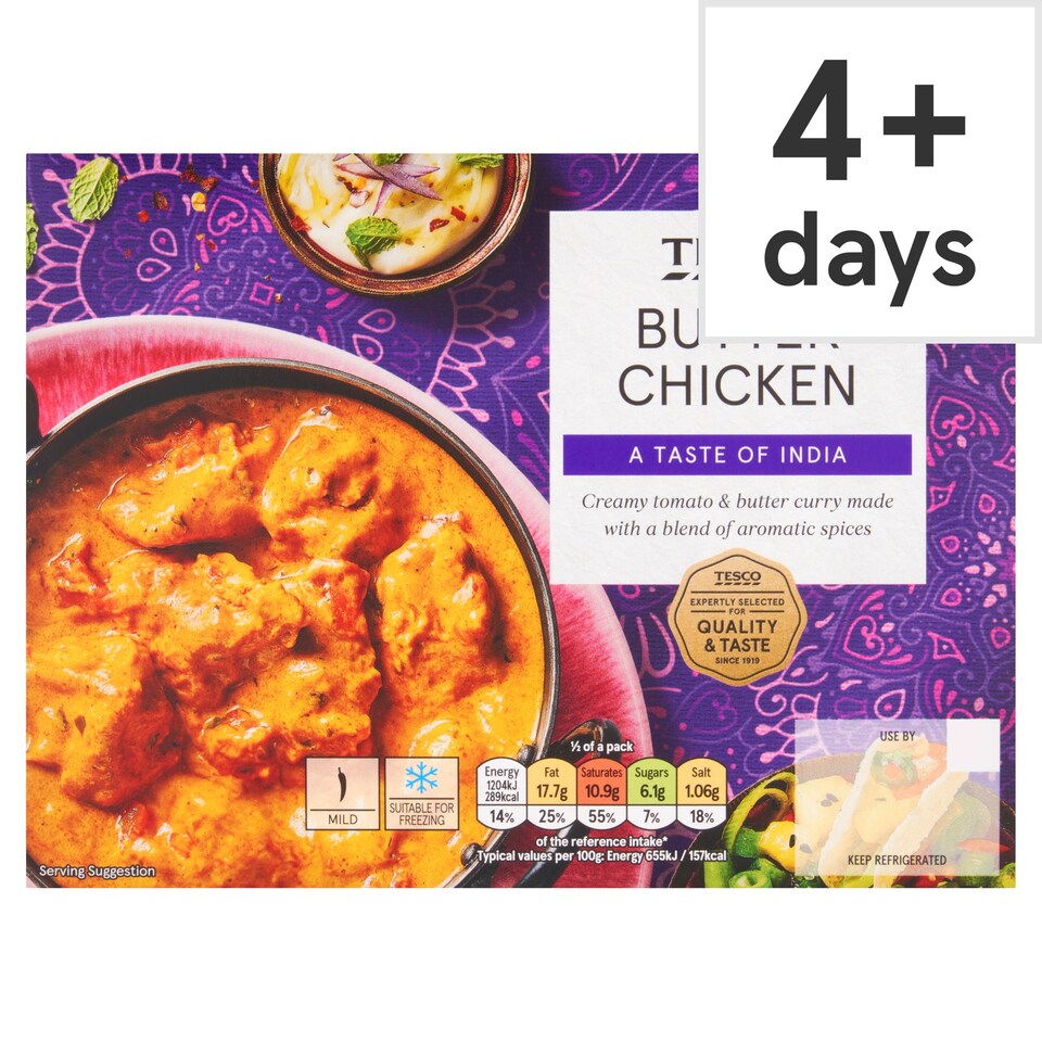 Tesco Butter Chicken 400G - Tesco Groceries