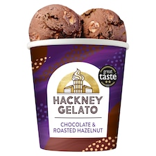 Hackney Gelato Chocolate & Roasted Hazelnut 460Ml - Tesco Groceries