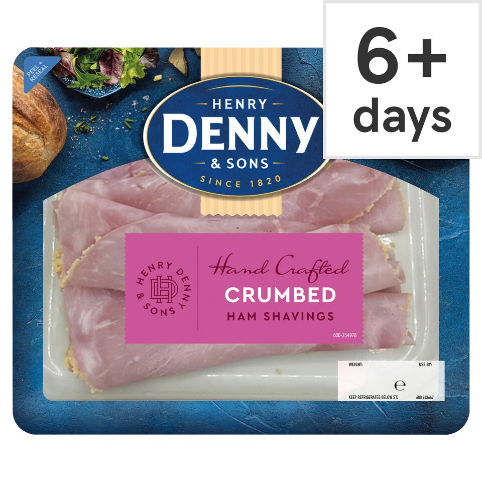 Denny Hand Crafted Crumbed Ham Shavings 90g - Tesco Groceries
