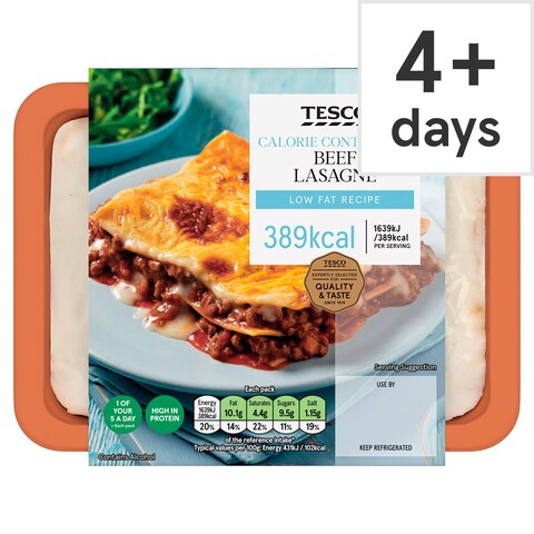 Tesco Calorie Controlled Beef Lasagne 380G - Tesco Groceries