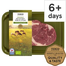 Tesco Organic Beef Ribeye Steak - Tesco Groceries