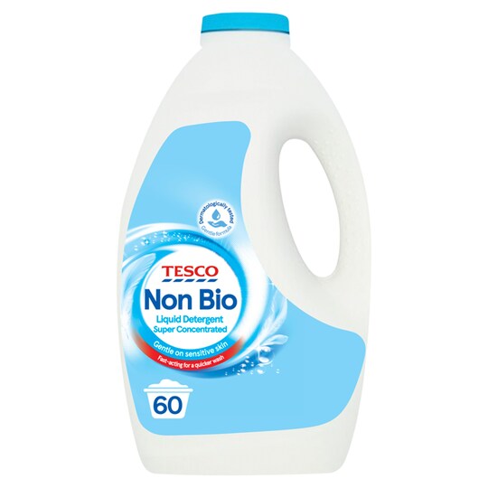 Tesco Non Biological Detergent Super Concentrated 1.8L 60W - Tesco ...
