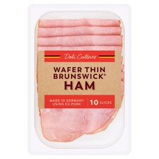 Deli Culture Waferthin Brunswick Ham 125g - Tesco Groceries