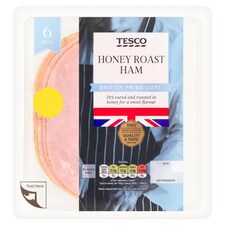 Tesco Prime Cuts Honey Roast Ham 6 Slices 120g - Tesco Groceries