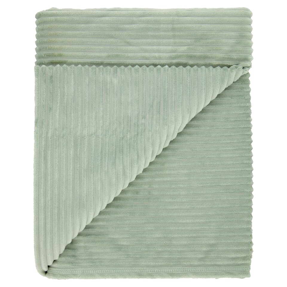 Tesco Jumbo Cord Throw Green - Tesco Groceries