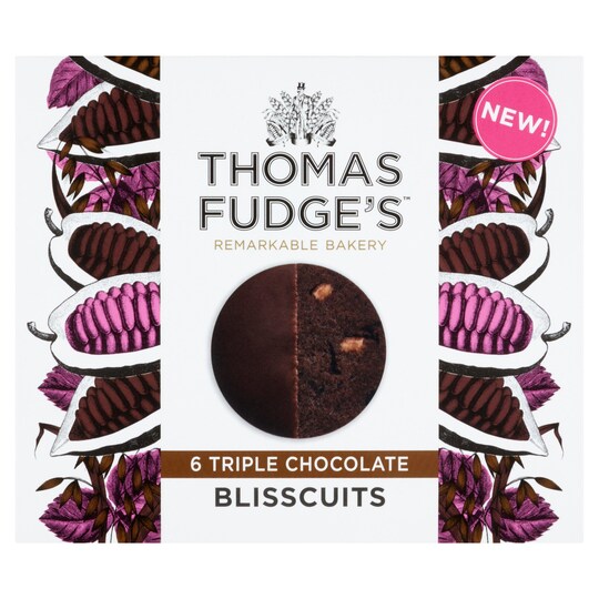 Thomas Fudge's Triple Chocolate Blisscuits - Tesco Groceries