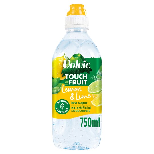 Volvic Touch Of Fruit Lemon & Lime 750Ml - Tesco Groceries