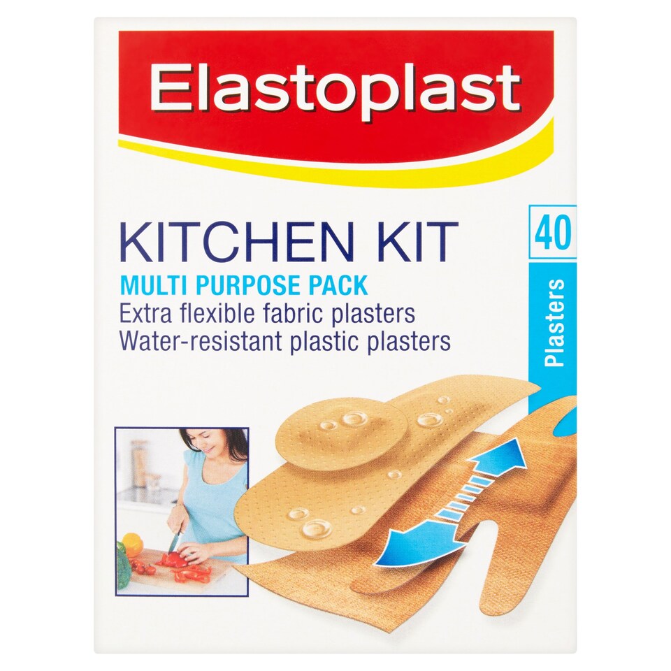 Elastoplast Kitchen First Aid Kit 40S - Tesco Groceries