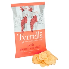 Tyrrells Posh Prawn Cocktail Crisps 40G - Tesco Groceries