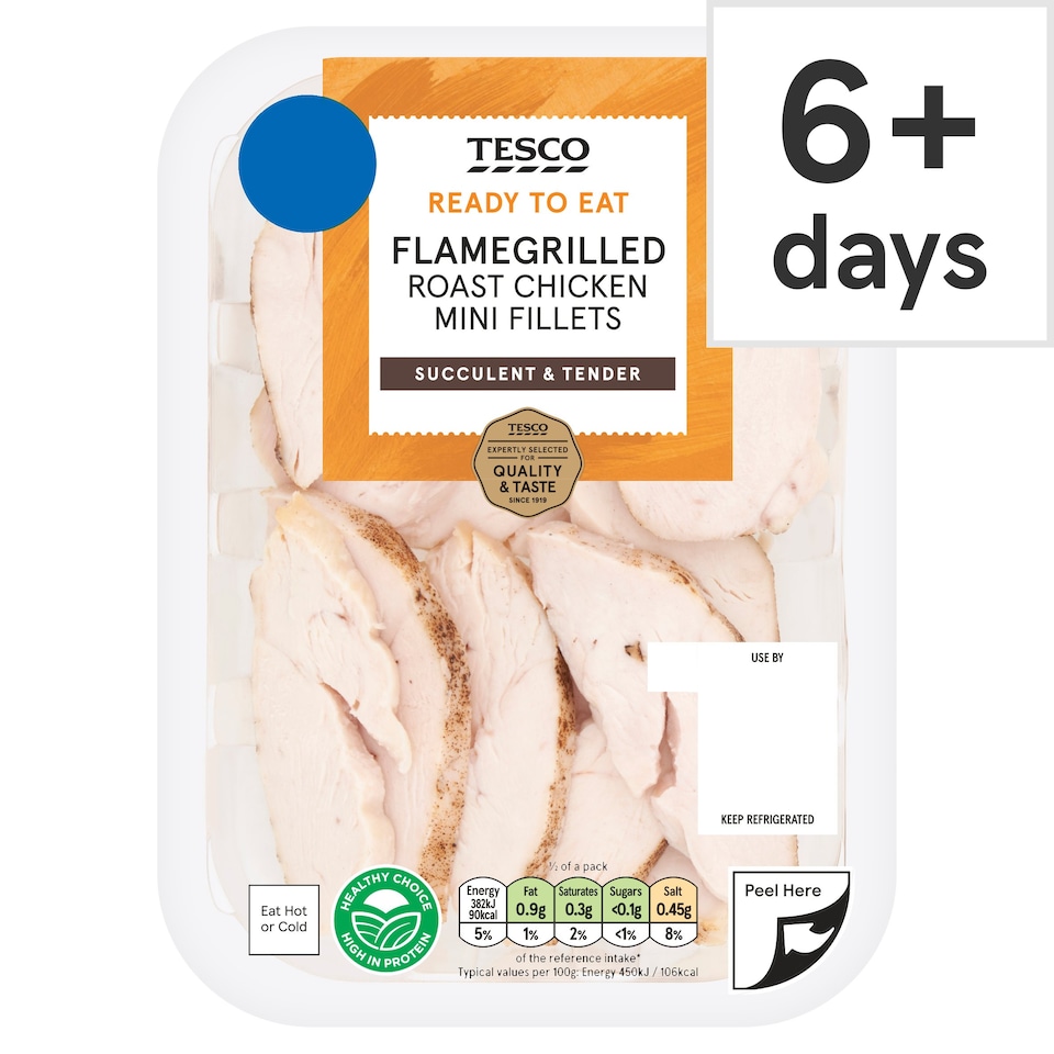 Tesco Flamegrilled Roast Chicken Slices 160g - Tesco Groceries