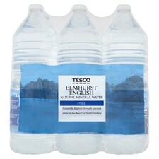 Tesco Elmhurst English Still Water 6 X 2 Litre - Tesco Groceries
