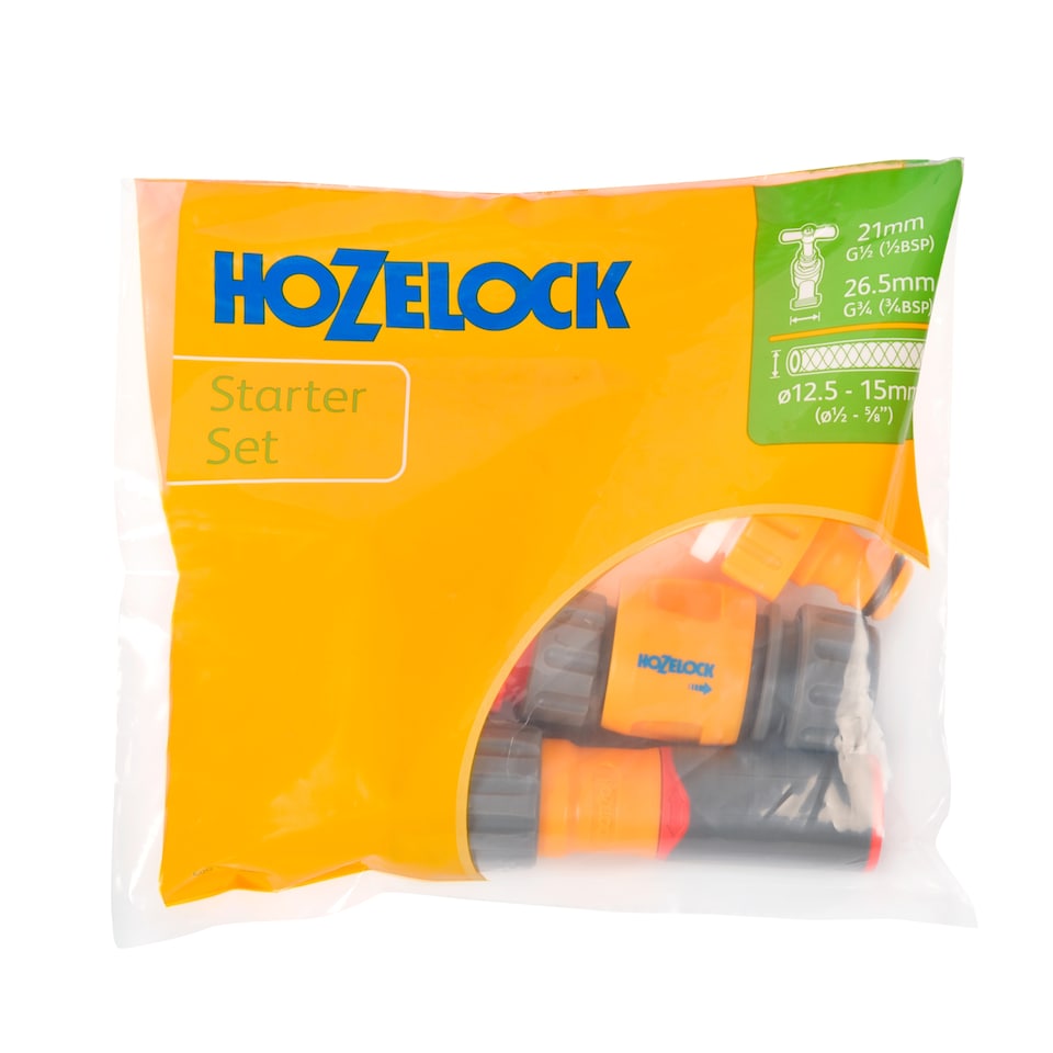 HOZELOCK FITTING AND NOZZLE STARTER SET - Tesco Groceries