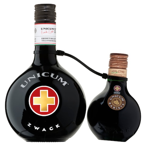 Zwack Unicum gyógynövénylik&r 40% 0,7 l + Unicum Barista gyógynövénylik ...