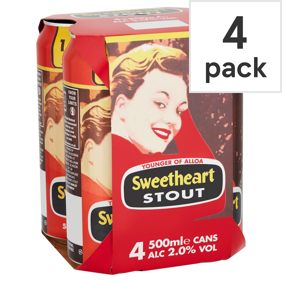 Sweetheart Stout 4X500ml - Tesco Groceries