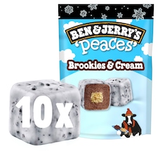 Ben & Jerry's Brookies & Cream 'Peaces' 160ml - Tesco Groceries