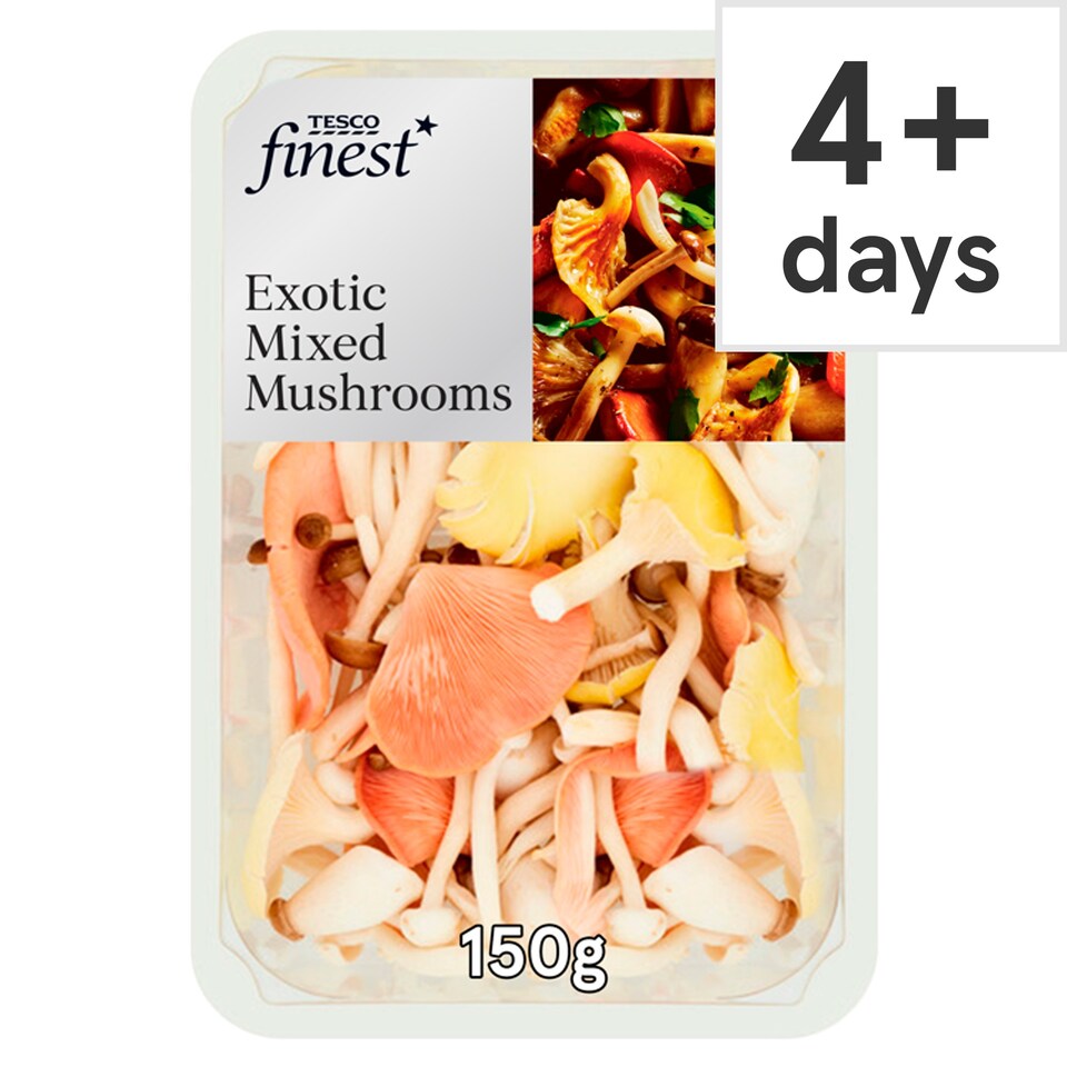 Tesco Finest Exotic Mixed Mushrooms 150G - Tesco Groceries