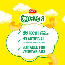 Walkers Quavers Cheese 12X16g - Tesco Groceries