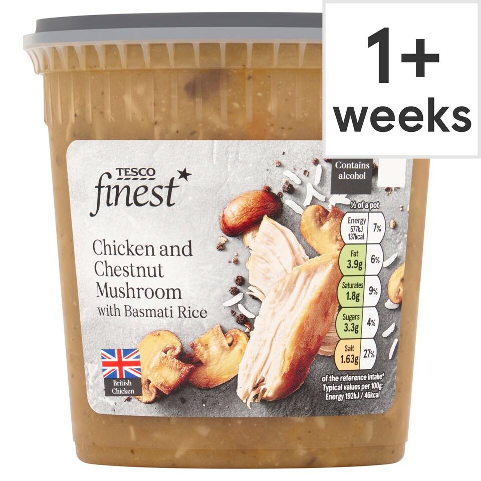 Tesco Finest Chicken & Mushroom Soup 600G - Tesco Groceries
