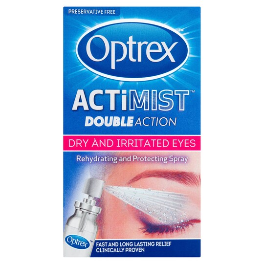 Optrex Actimist Eye Spray 10Ml - Tesco Groceries
