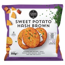 Strong Roots Sweet Potato Hash Brown 350G - Tesco Groceries