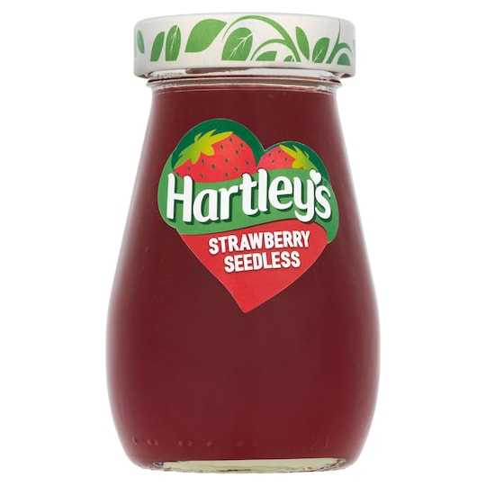Hartleys Best Strawberry Seedless Jam 340G - Tesco Groceries