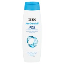 Tesco 2 In 1 Anti-Dandruff Shampoo 300Ml - Tesco Groceries